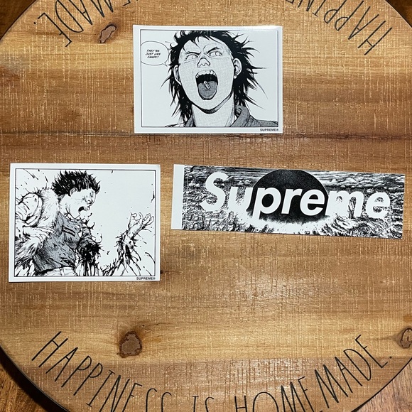 Supreme | Other | Supreme X Akira Box Logo Sticker Set | Poshmark